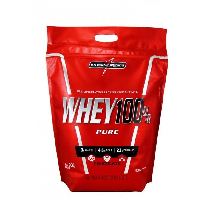 WHEY INTEGRAL MEDICA 100% PURE 900G REFIL - SUPLEMENTO EM PÓ - vários ...
