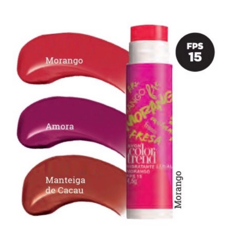 Hidratante Labial 4,5g Fps15 Avon Color Trend Batom Hidratante | Shopee ...