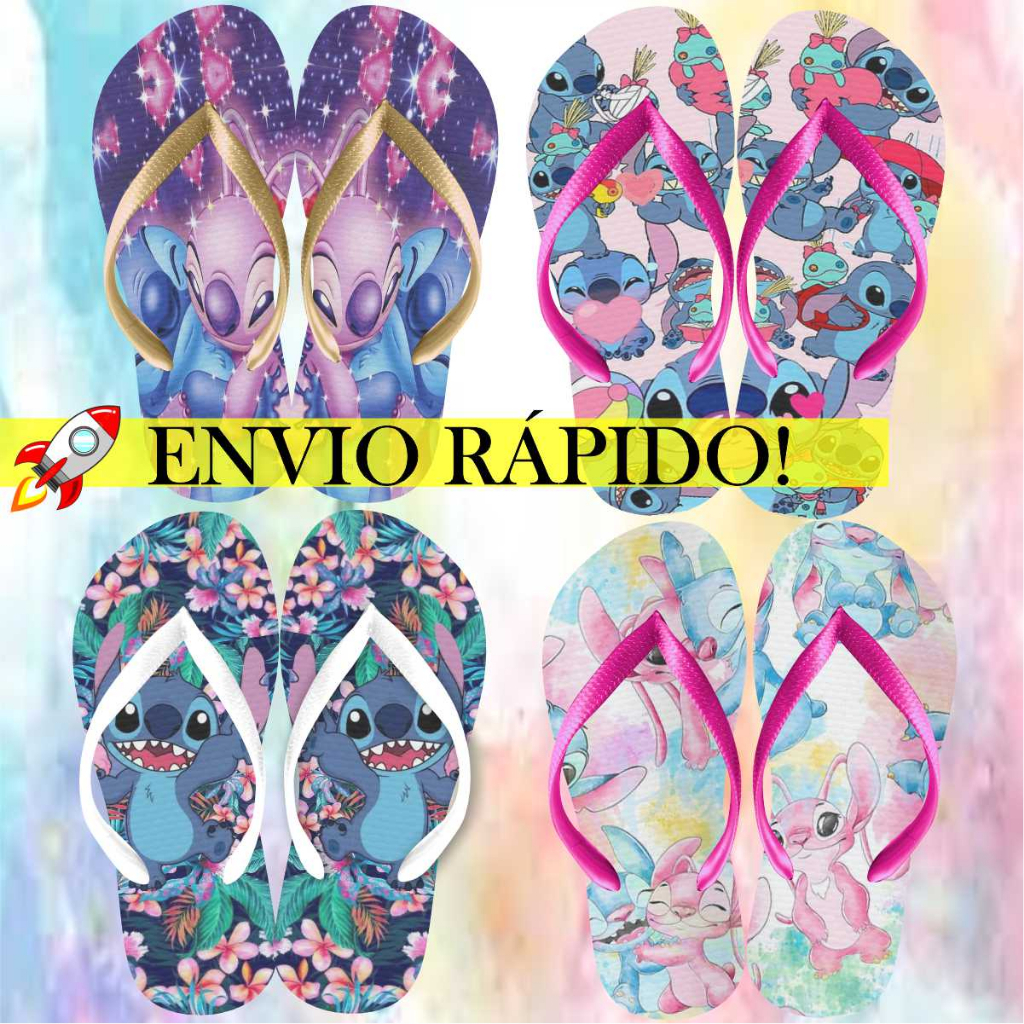 Chinelo Lilo Stitch Promoção Presente do tema Stich e lembrancinha de ...