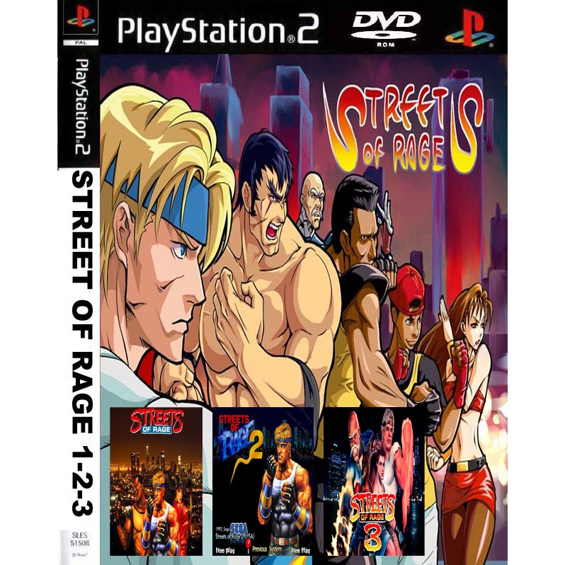 Streets Of Rage Trilogy Playstation 2 Ps2 Shopee Brasil 3097