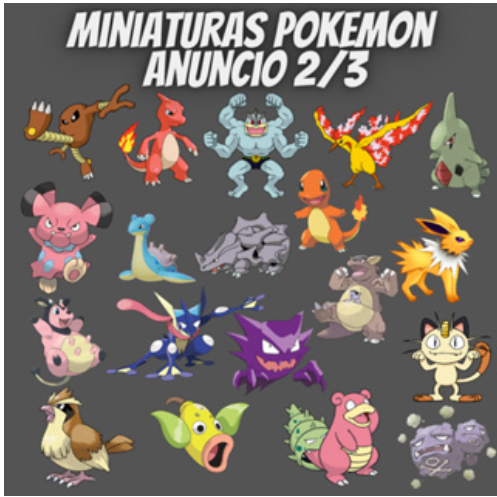 POKEMON MINIATURAS ANUNCIO 2/3 POKEMON COLECIONAVEIS 4-6CM ACTIONS ...