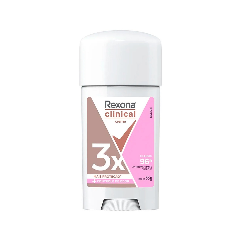 Rexona Clinical Desodorante Antitranspirante Stick 58g - Classic ...