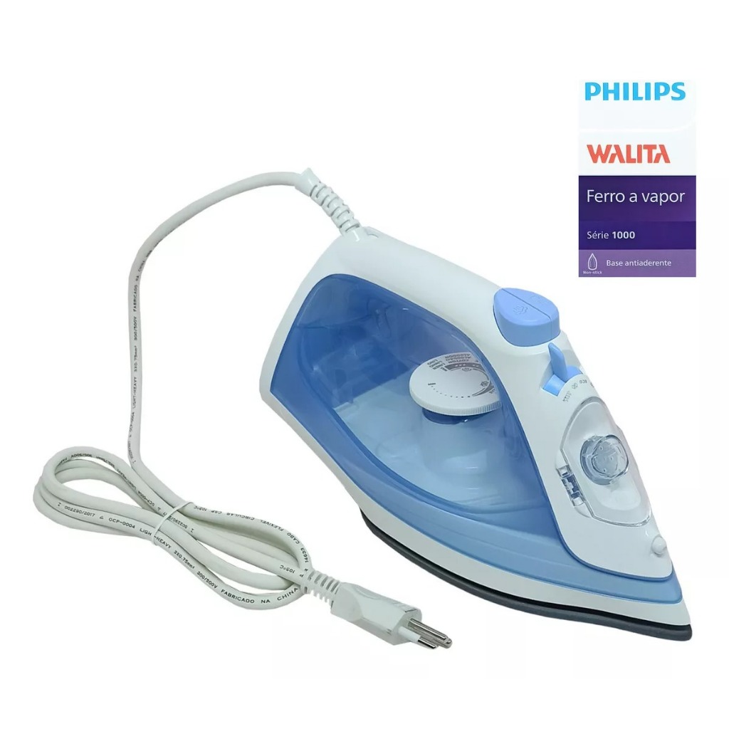 Ferro De Passar A Vapor Philips Walita Dst1050/22 | Shopee Brasil