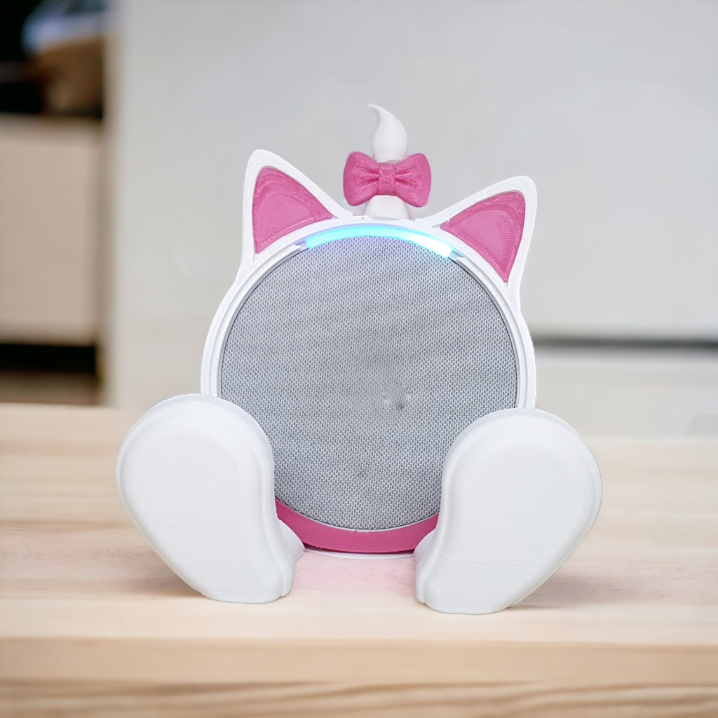 Suporte Alexa Echo POP Gatinha Marie ou Hello Kitty - Escultura ...