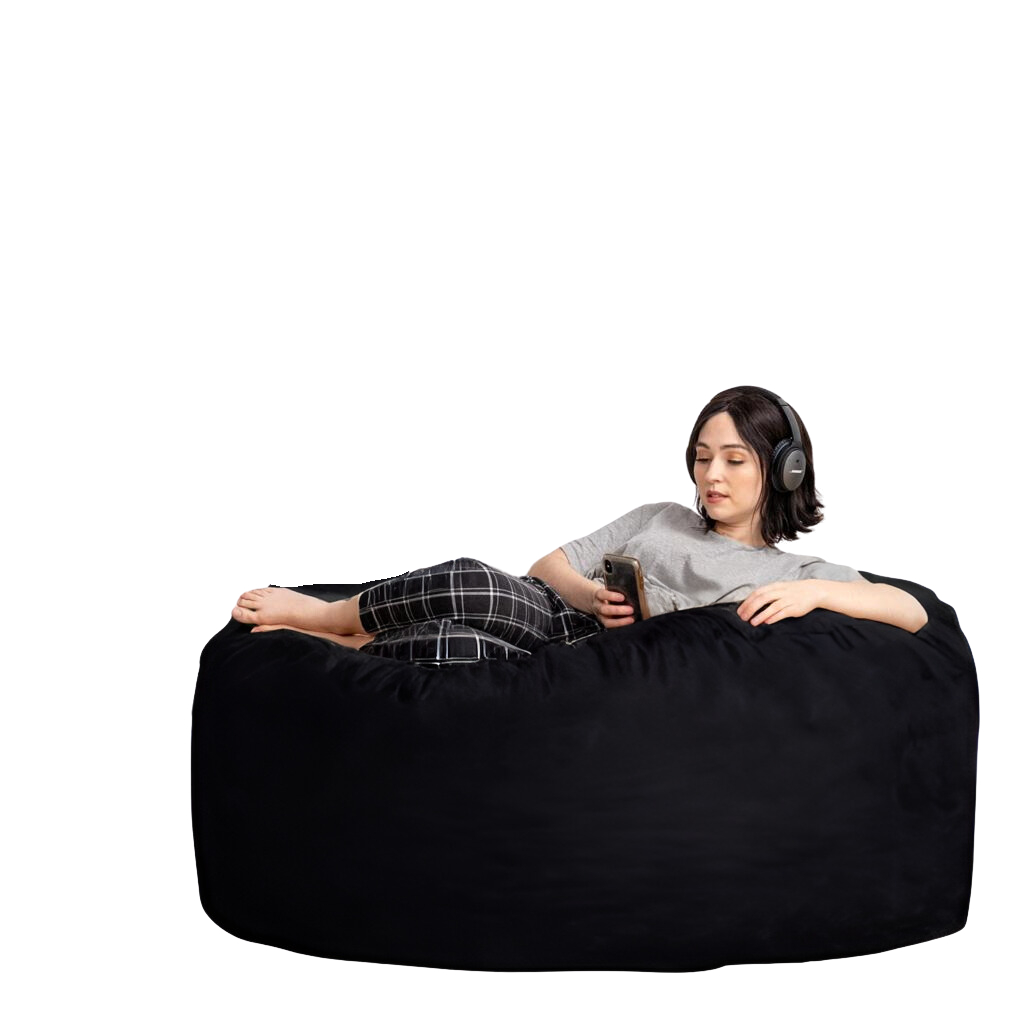 Puff Grande 100 X 70 Sem Enchimento Novo Suede ou Corino para Sentar ...