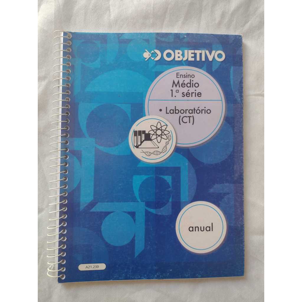 apostila objetivo ensino médio 1ª série Laboratório CT anual livro do ...