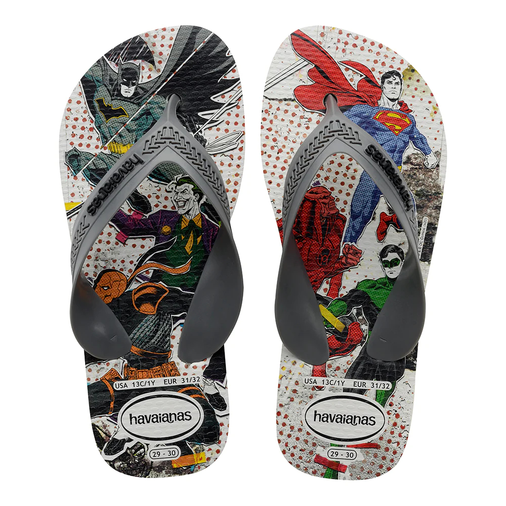 Havaianas Max Heroes DC Braco/Cinza Aço Original | Shopee Brasil