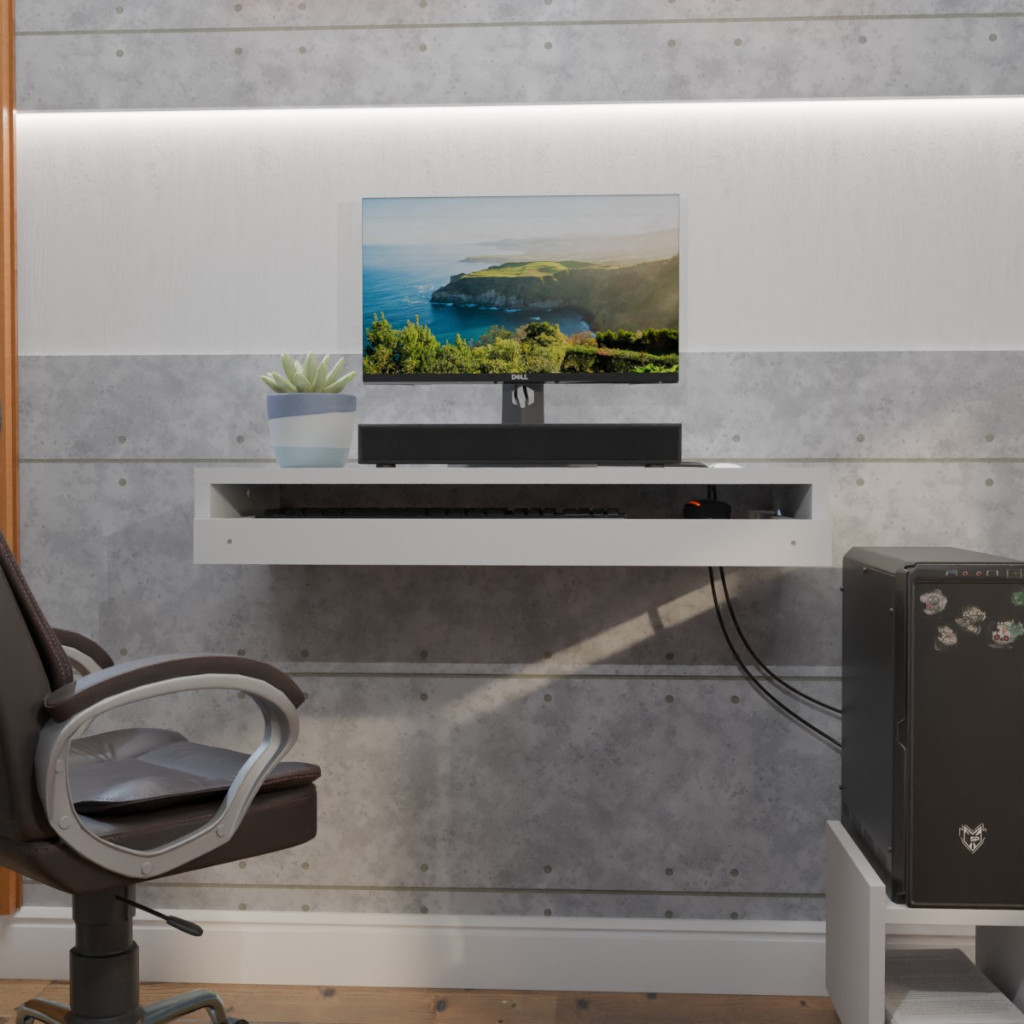 Suporte Suspenso de Parede para Monitor,Computador ou Notebook, com ...