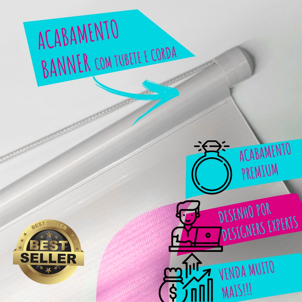 Banner 200 x 80 cm Banner Personalizado, Letreiro, Banner com Foto ...