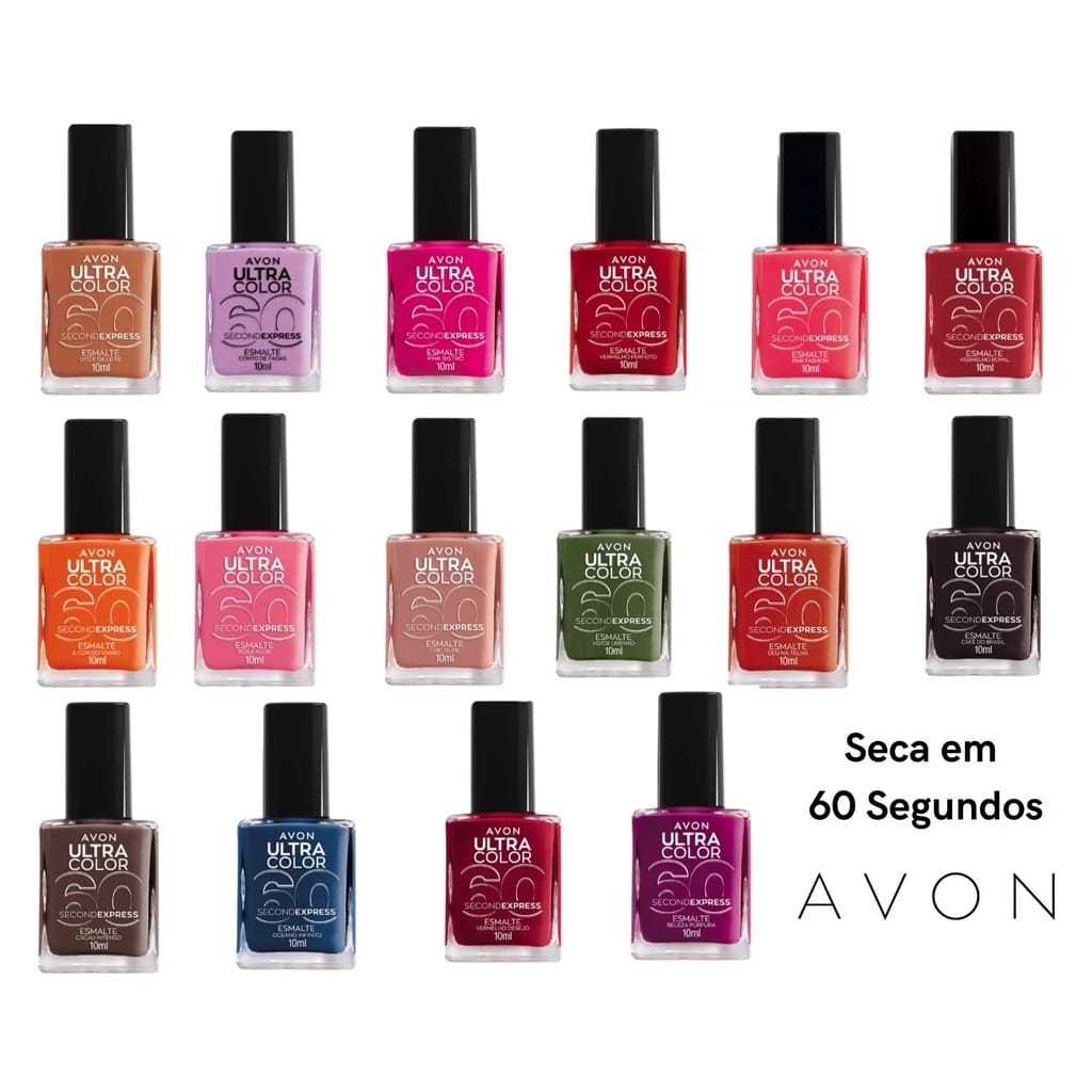 Esmalte Avon Ultra Color 60 Second Express 9ml | Shopee Brasil