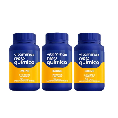 Kit 3 Un Vitamina Imune 30 Comprimidos - Neo Química | Shopee Brasil