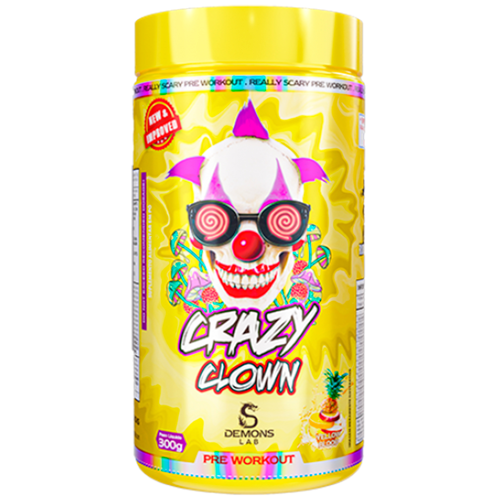 Pré Treino Crazy Clown 300g Demons Lab - Pre Workout Original Foco e ...