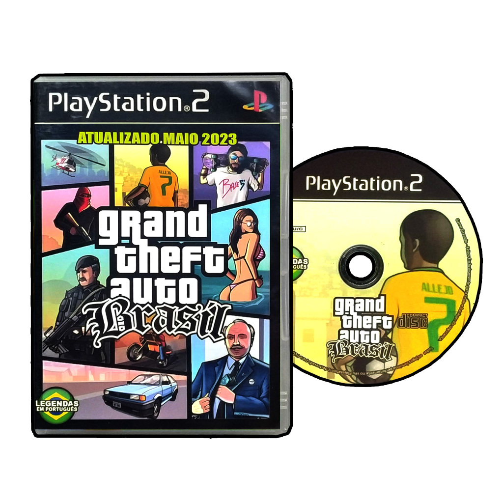 GTA BRASIL 2023 - Carros + Motos + Skin - Repro Ps2 / Play 2 - Patch ...