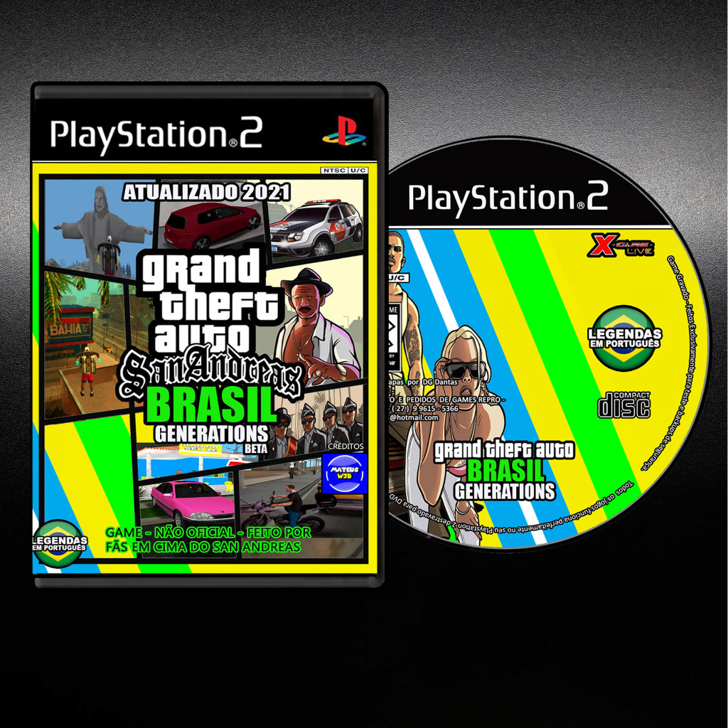 GTA BRASIL - Beta 4 + Carros Brasileiros - Repro Ps2 / Play 2 - Patch ...
