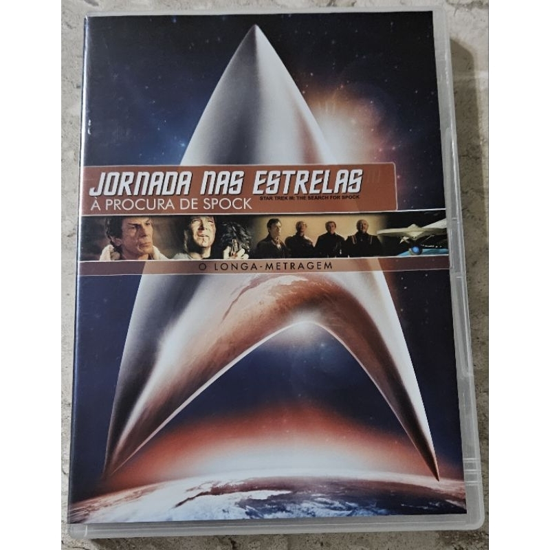 DVD - Jornada nas Estrelas 3 - A procura de Spock (usado) | Shopee Brasil