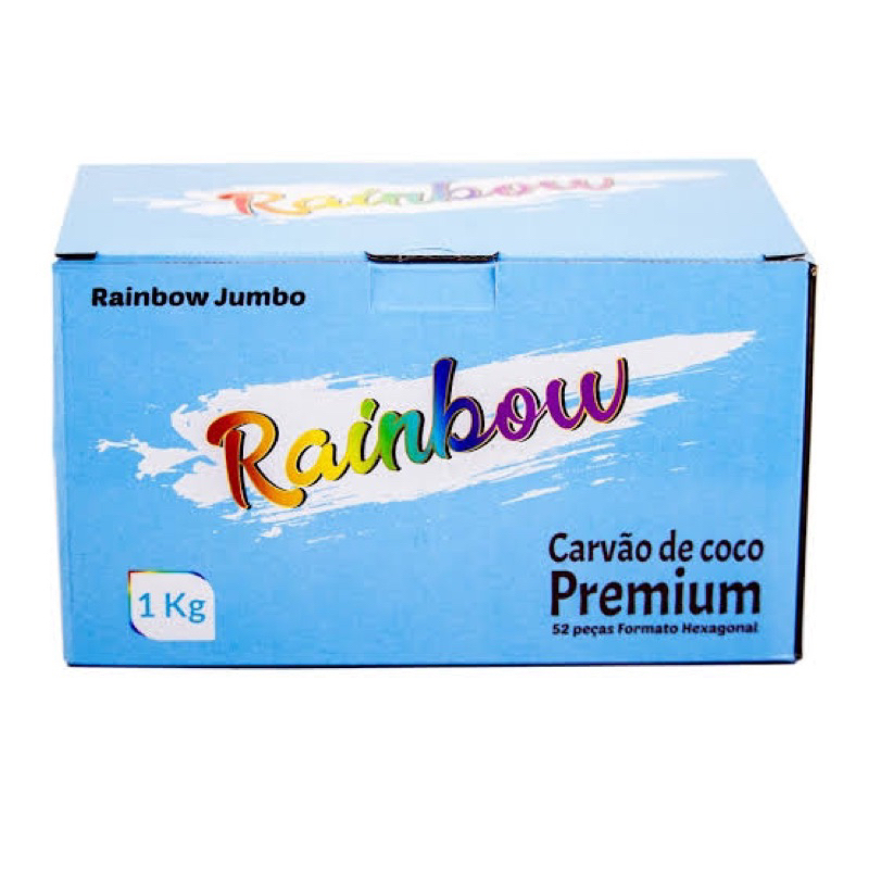 Carvão de Coco Rainbow | Shopee Brasil