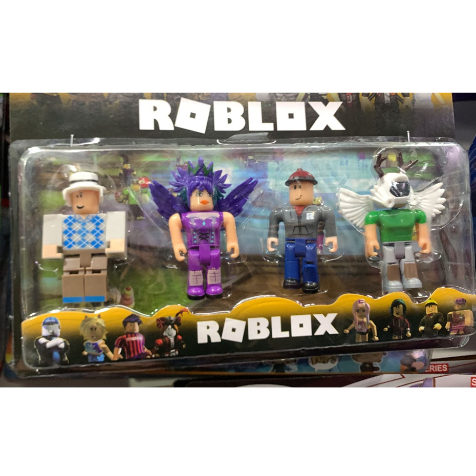 Kit Roblox C/ 04 Bonecos Figuras Ação Roblox Game Jogo Articulados ...