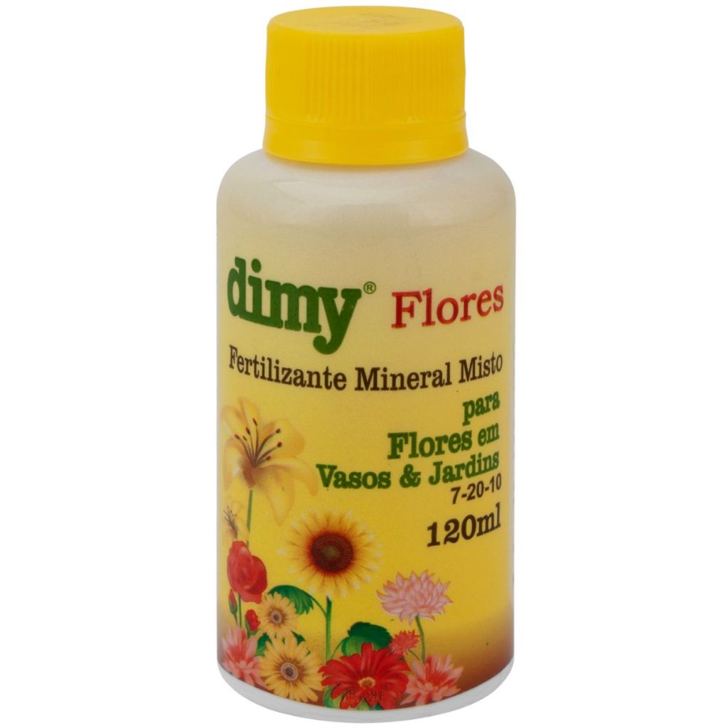 Dimy Flores 7-20-10 Fertilizante Mineral Misto 120ml - Dimy - Faz a Boa!