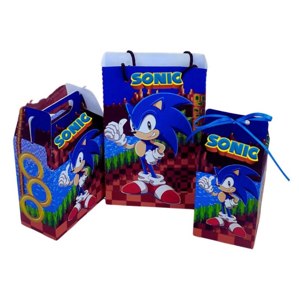 kit SONIC personalizado(15 itens) | Shopee Brasil