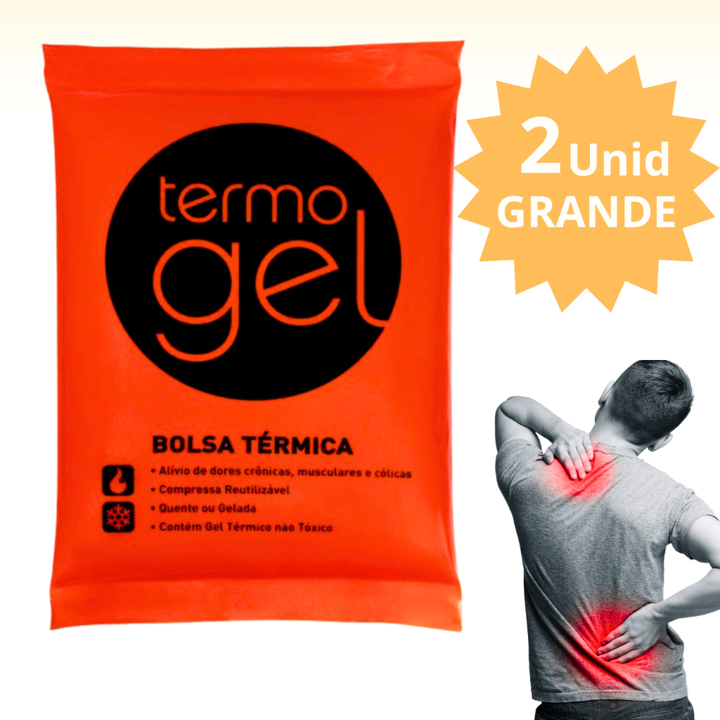 2 Und Bolsa Gel Grande 500ML Compressa Gelo Quente Fria Termo Gel P ...