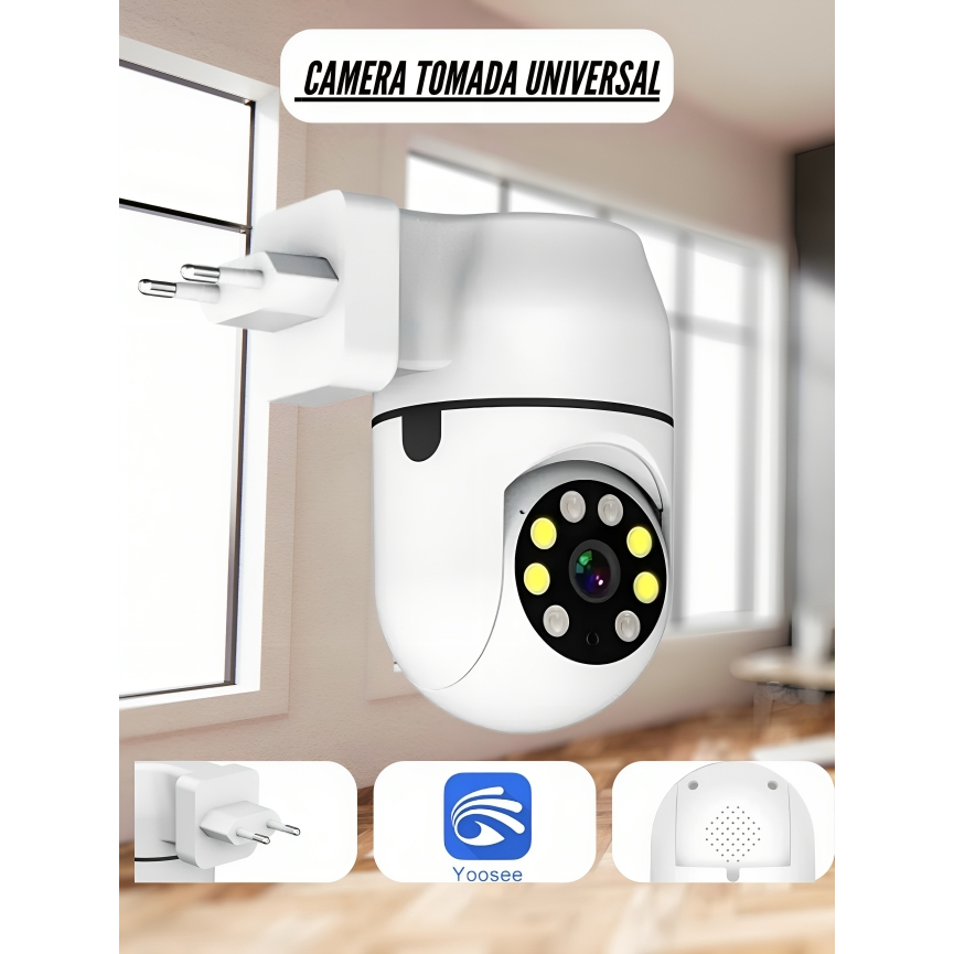 Câmera Wi-fi Smart Net Yoosee facilidade na instalação | Shopee Brasil