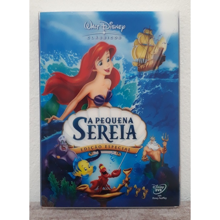 A Pequena Sereia - DVD original Disney - COM LUVA | Shopee Brasil