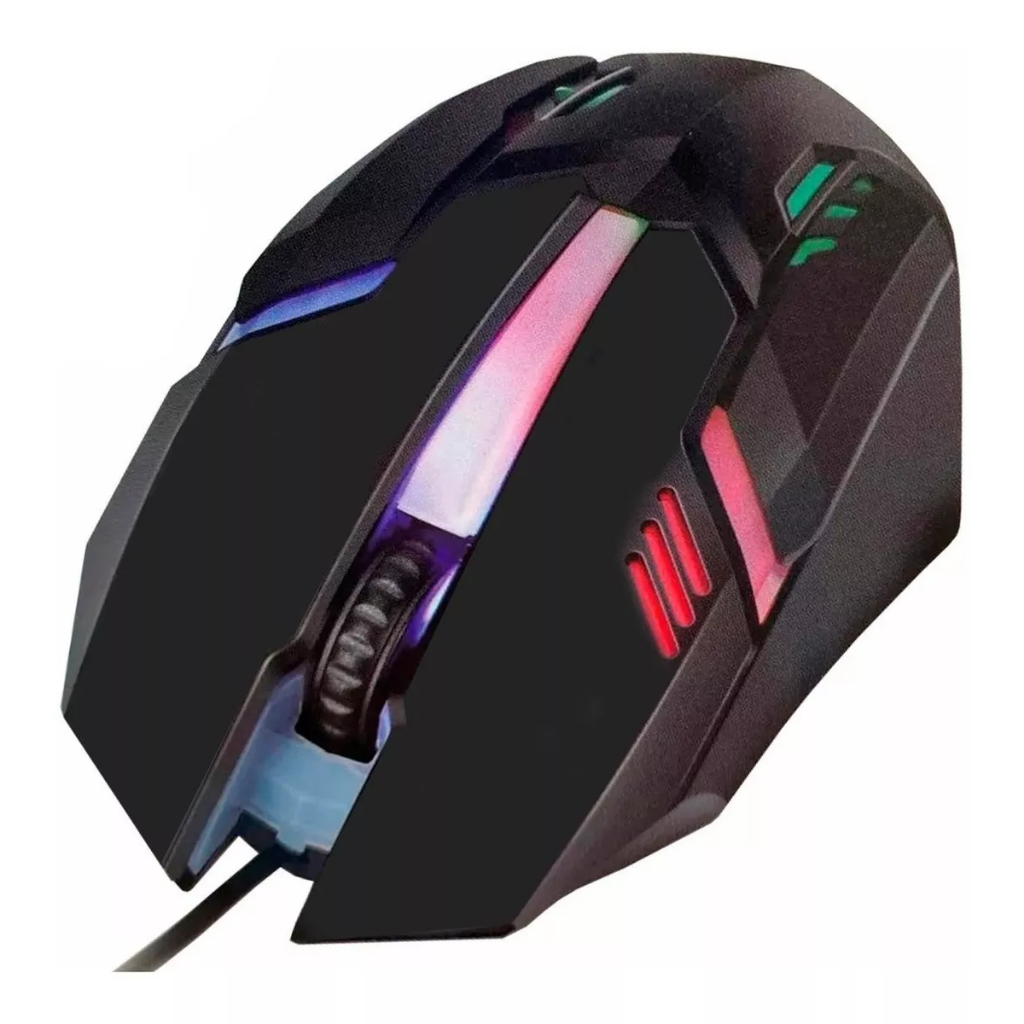 Mouse Gamer com Led Rgb 7 Cores Com Fio - EXBOM MS-62 - PandinTech | Shopee Brasil