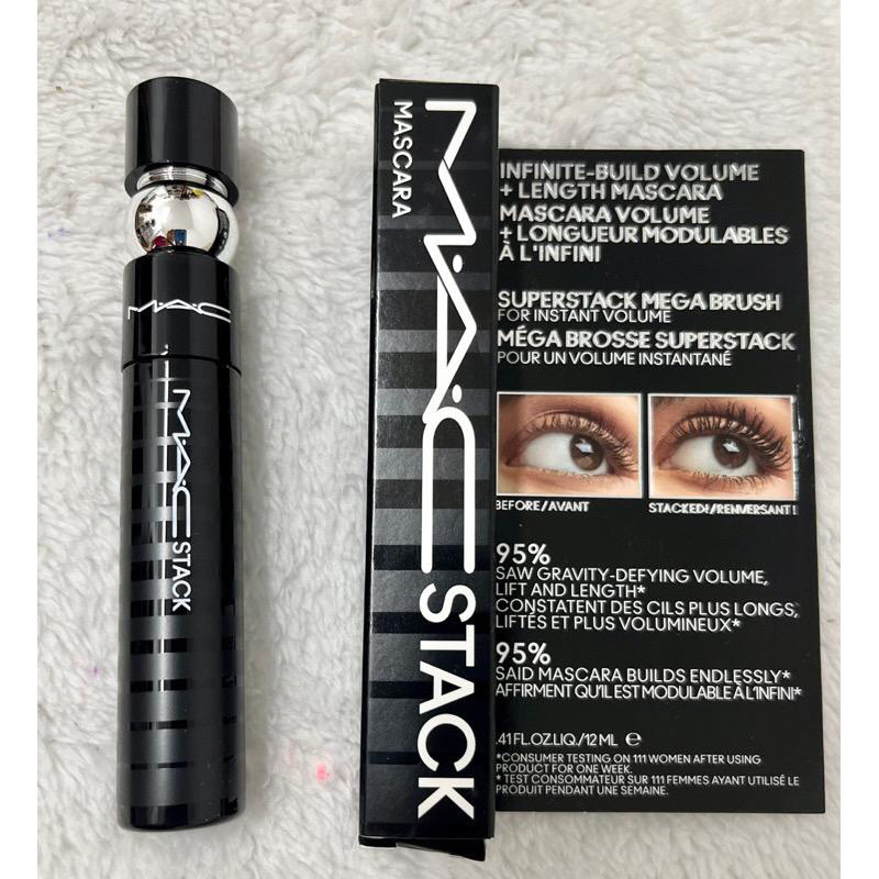 Máscara Cílios Stack Volume Extremo MAC Rimel Macstack Black 12gm, a prova d’agua | Shopee Brasil