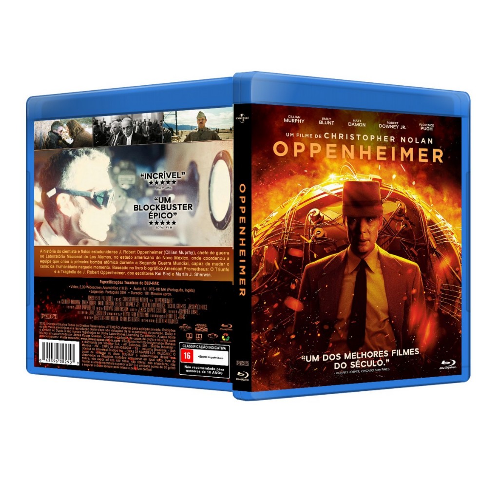 Blu-ray: Oppenheimer DUB/LEG [PERSONALIZADO] | Shopee Brasil