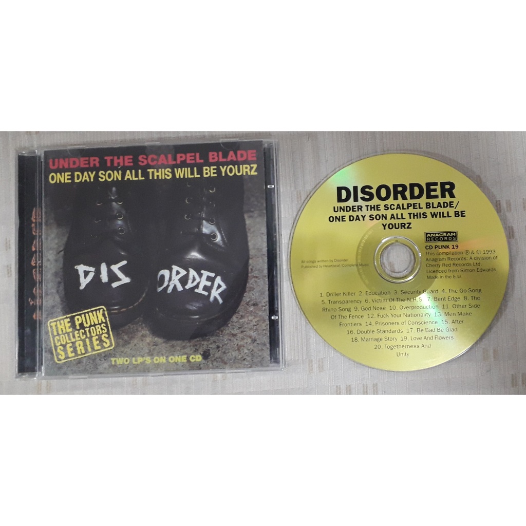 CD DISORDER UNDER THE SCALPEL BLADE IMPORTADO | Shopee Brasil