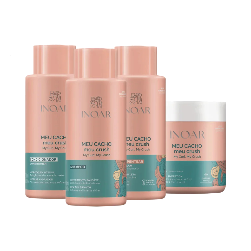 INOAR MEU CACHO MEU CRUSH MONTE SEU KIT | Shopee Brasil