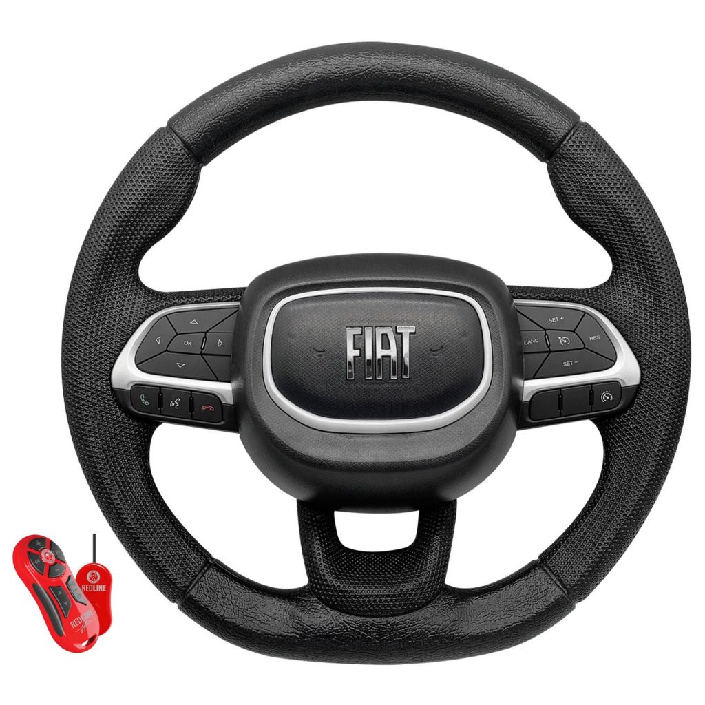 VOLANTE FIAT PULSE COM COMANDO DE SOM CENTRAL REDLINE COM CUBO | Shopee ...