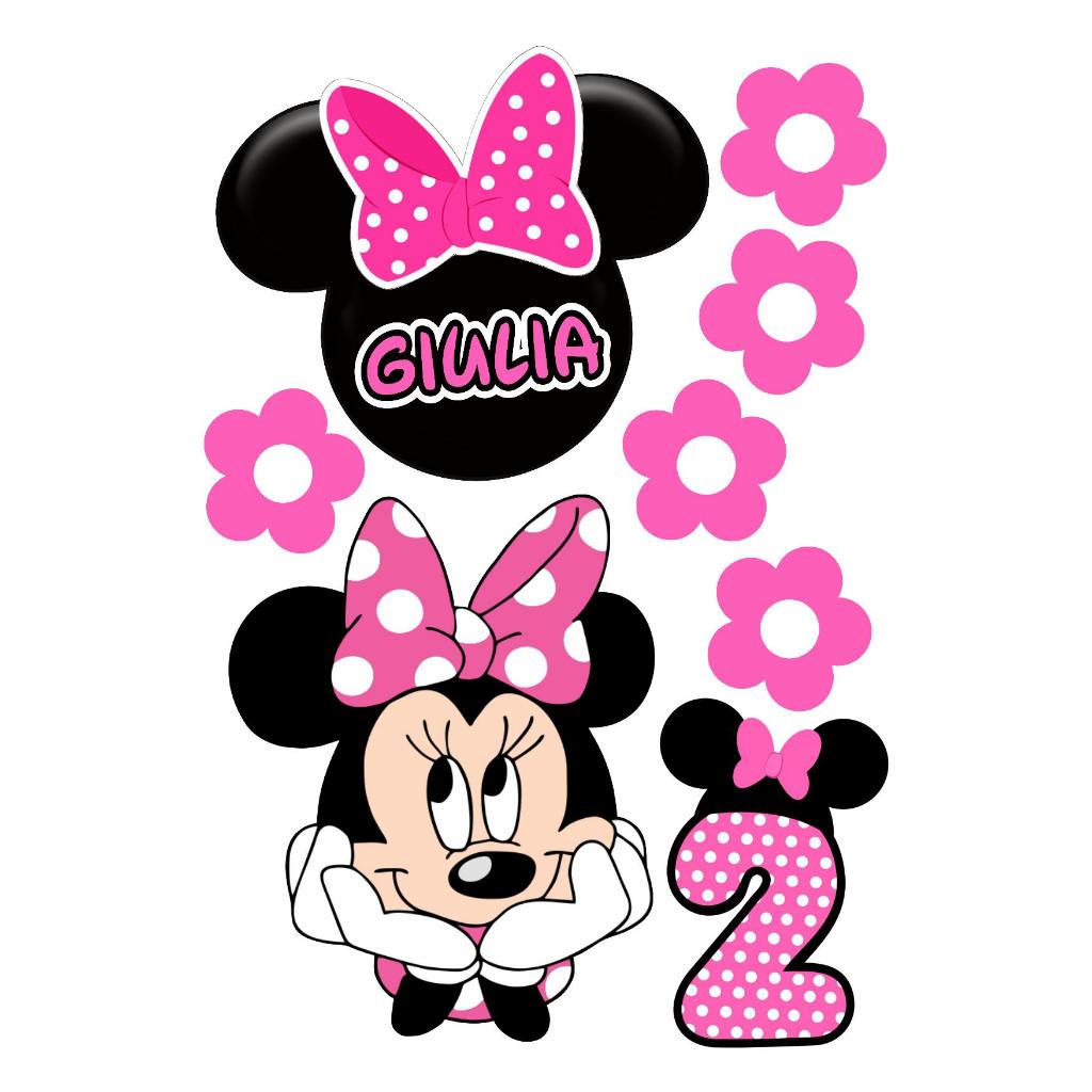 Topo de Bolo Minnie Rosa | Shopee Brasil