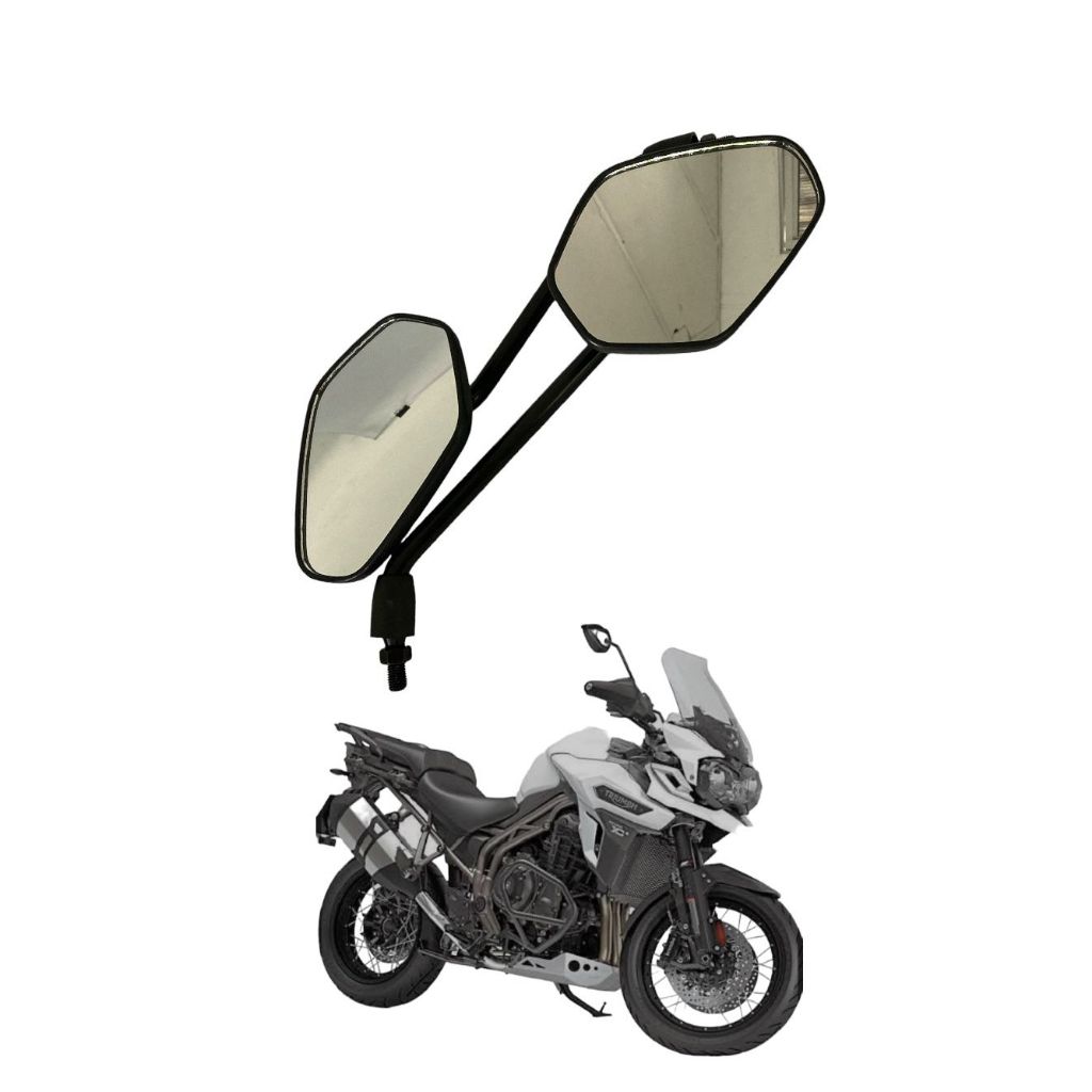 Retrovisor Modelo Fixo Tiger Triumph 1200 Rosca Honda Shopee Brasil