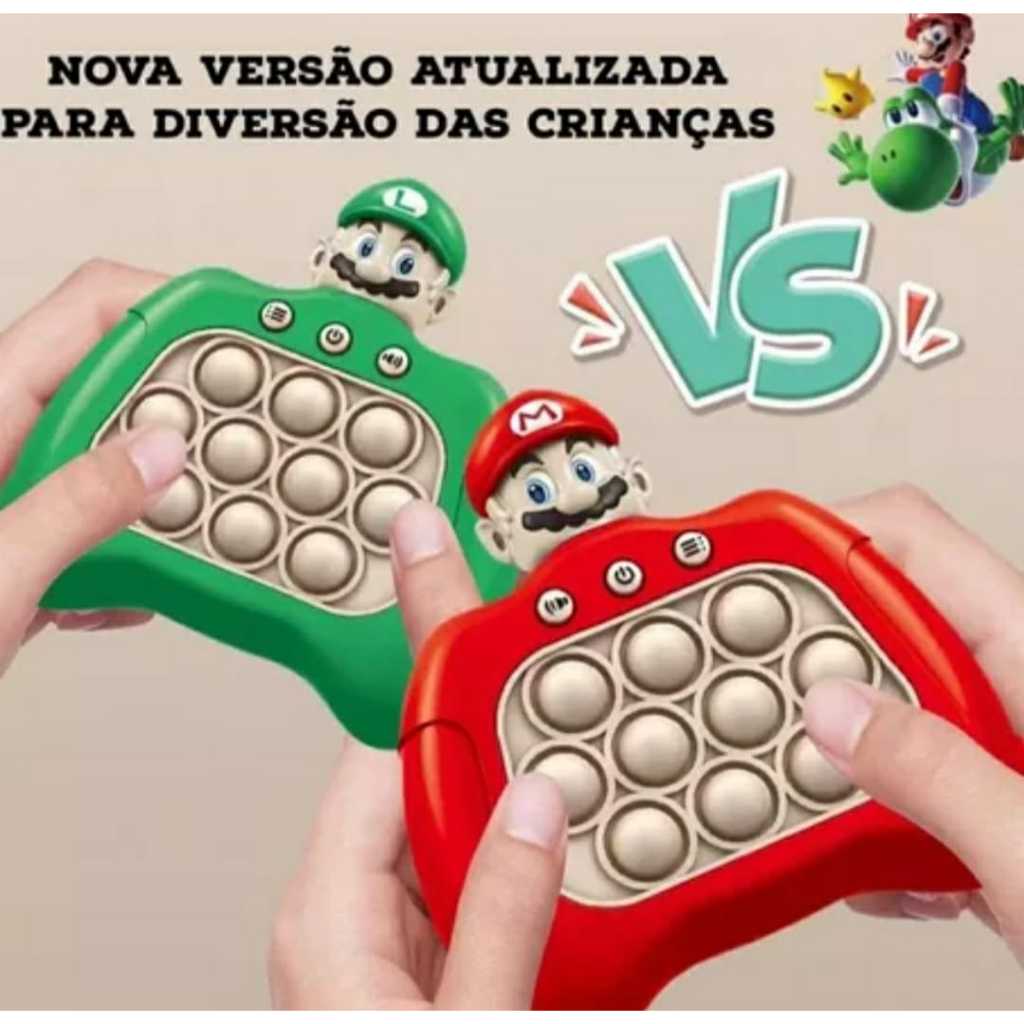 Jogo Pop it eletrônico console educativo brinquedo de tirar o stress de ...
