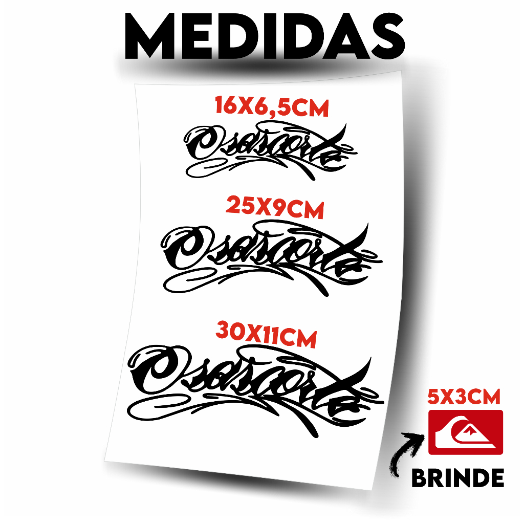 Adesivo Osascorte Capacete Paralama Moto 244 Grau Bike | Shopee Brasil