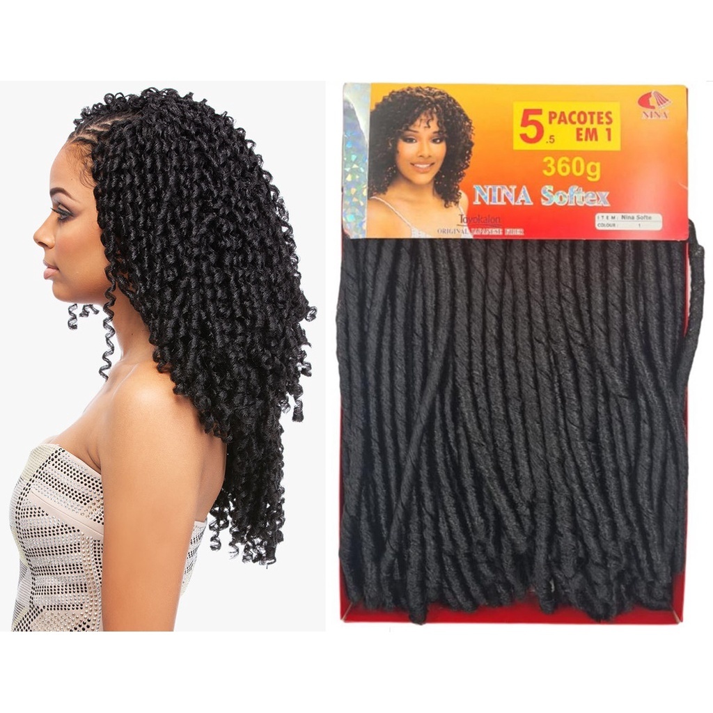 Cabelo Nina Softex - Pacote 360 Gramas (grande) | Shopee Brasil