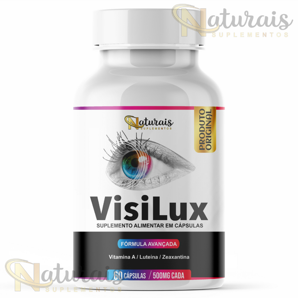 1x Visilux 60 Cápsulas Original - Nutrição Para Seus Olhos + NF ...