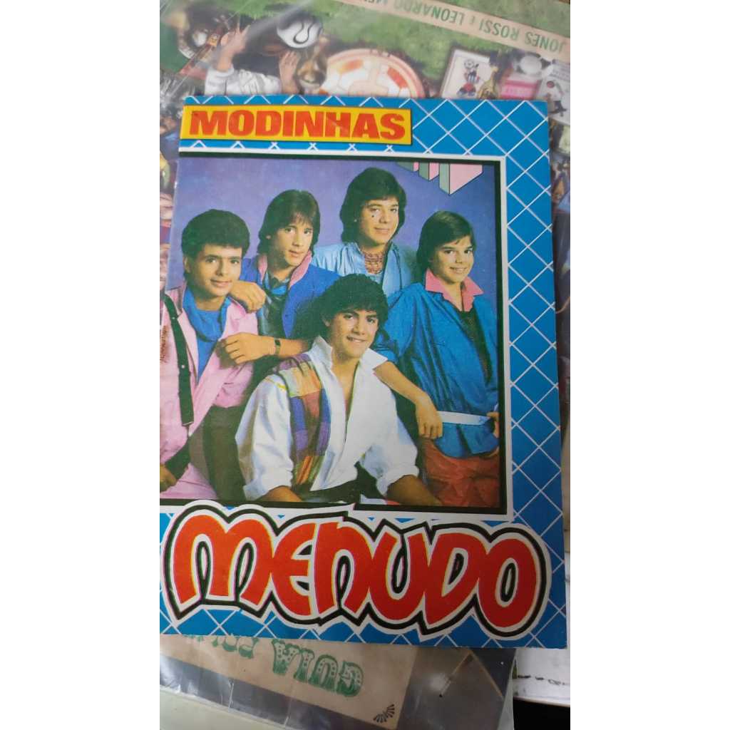 Revista Modinhas - Menudo | Shopee Brasil