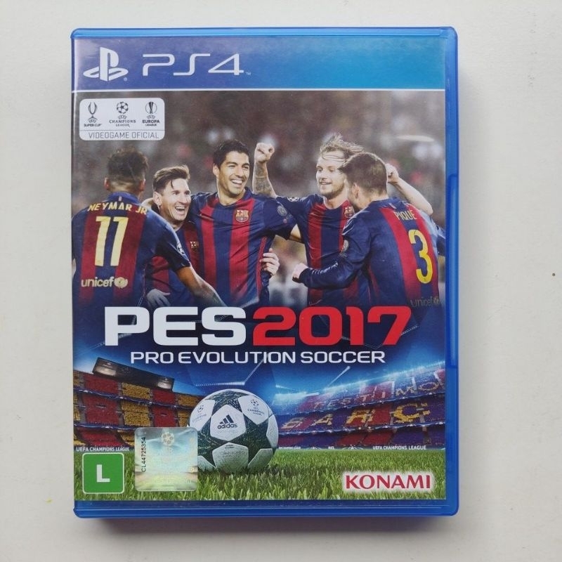 Jogo PS4 PES 2017 original mídia física | Shopee Brasil