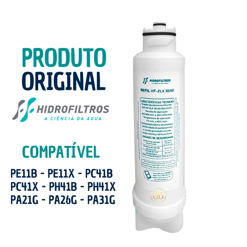 Refil Pe11b Pe11x Filtro Compatível Com Electrolux Linha Pe Pe11 ...