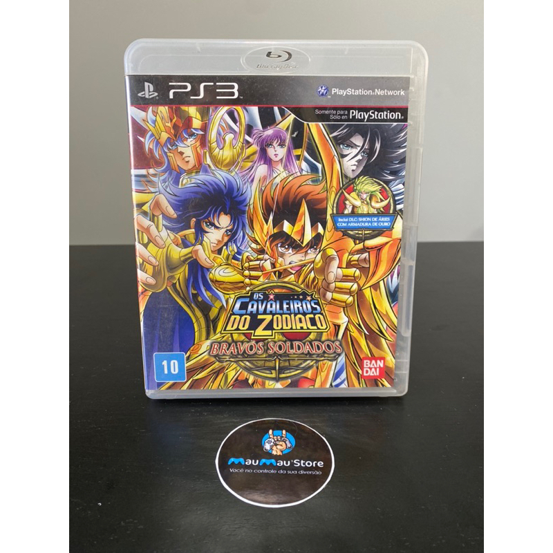 Os Cavaleiros do Zodíaco Bravos Soldados PS3 - Mídia Física Original Usado Jogos de Playstation ...