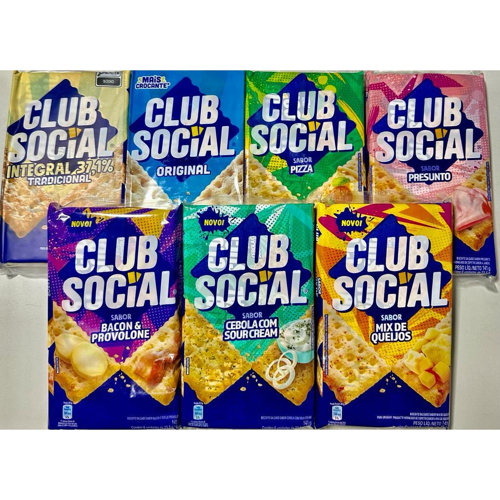 KIT COM 20 PACOTES DE BISCOITOS CLUB SOCIAL 24G VARIADOS PC 6UN - TOTAL ...