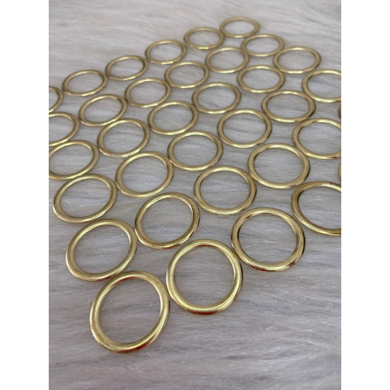 15 argolinhas argola de metal dourado 30 mm bijuteria artesanato peças ...