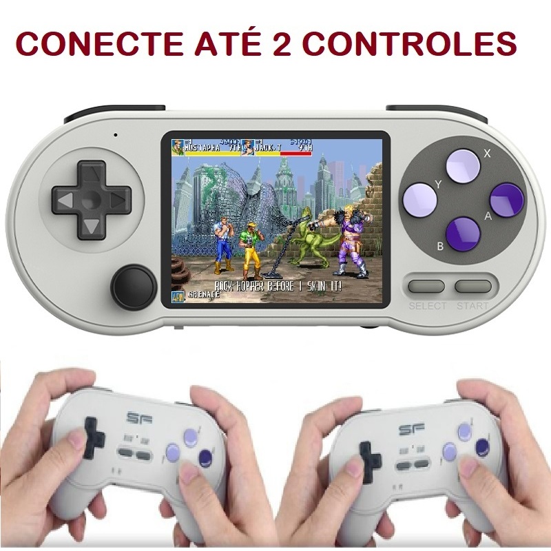 SF2000 Console Portátil 6000+ Jogos 16gb Tela IPS 3.0 Vídeo Game Retrô ...
