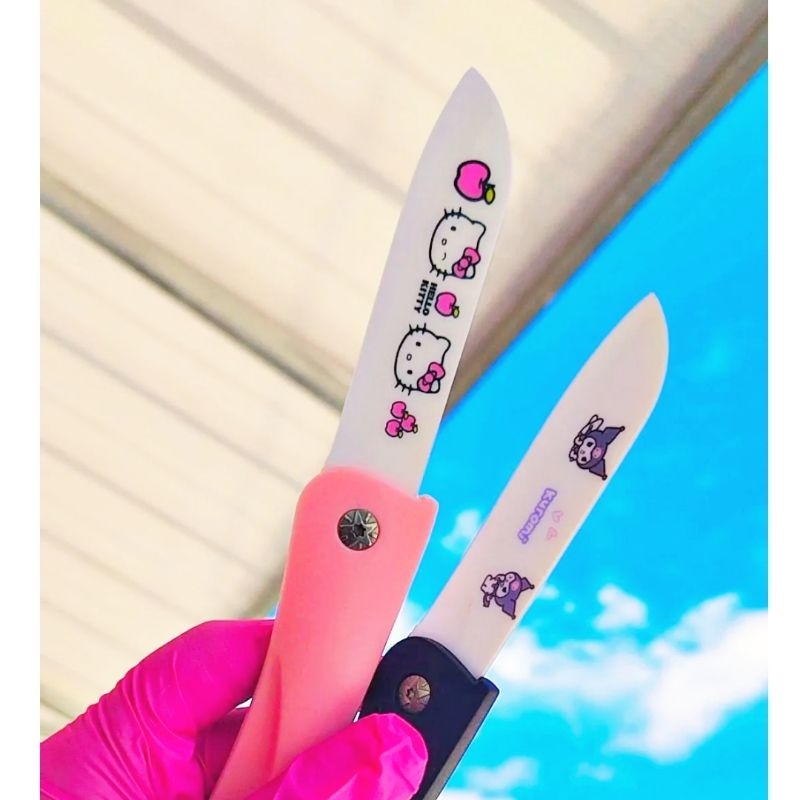 Canivete faca para cortar frutas Hello Kitty Kuromi kawaii | Shopee Brasil