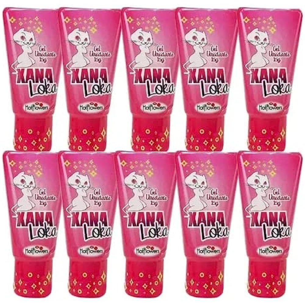 Kit 10 Xana Loka Excitante Lubrificante Íntimo Gel Esfria Esquenta Vibra | Shopee Brasil