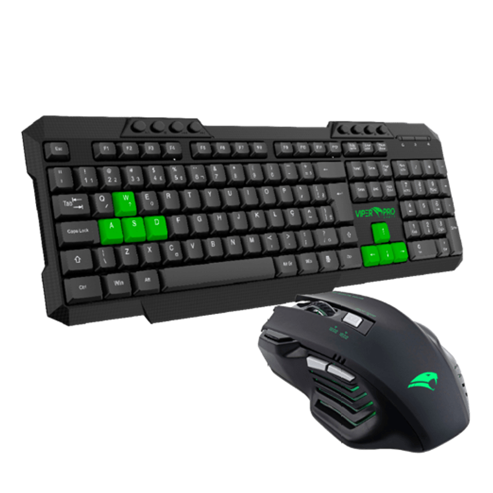 Combo Kit 2 em 1 Gamer Python Vivensis - Teclado / Mouse | Shopee Brasil
