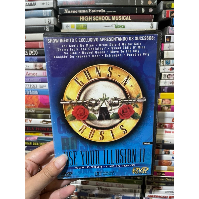 DVD Guns n Roses Live in Tokyo Use Your Illusion world | Shopee Brasil