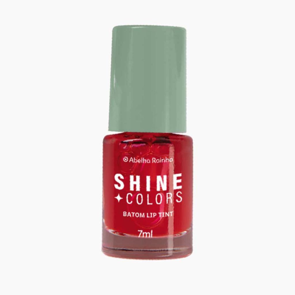 Batom Lip Tint Rosa Meiga Shine Colors 6ml - Abelha Rainha | Shopee Brasil